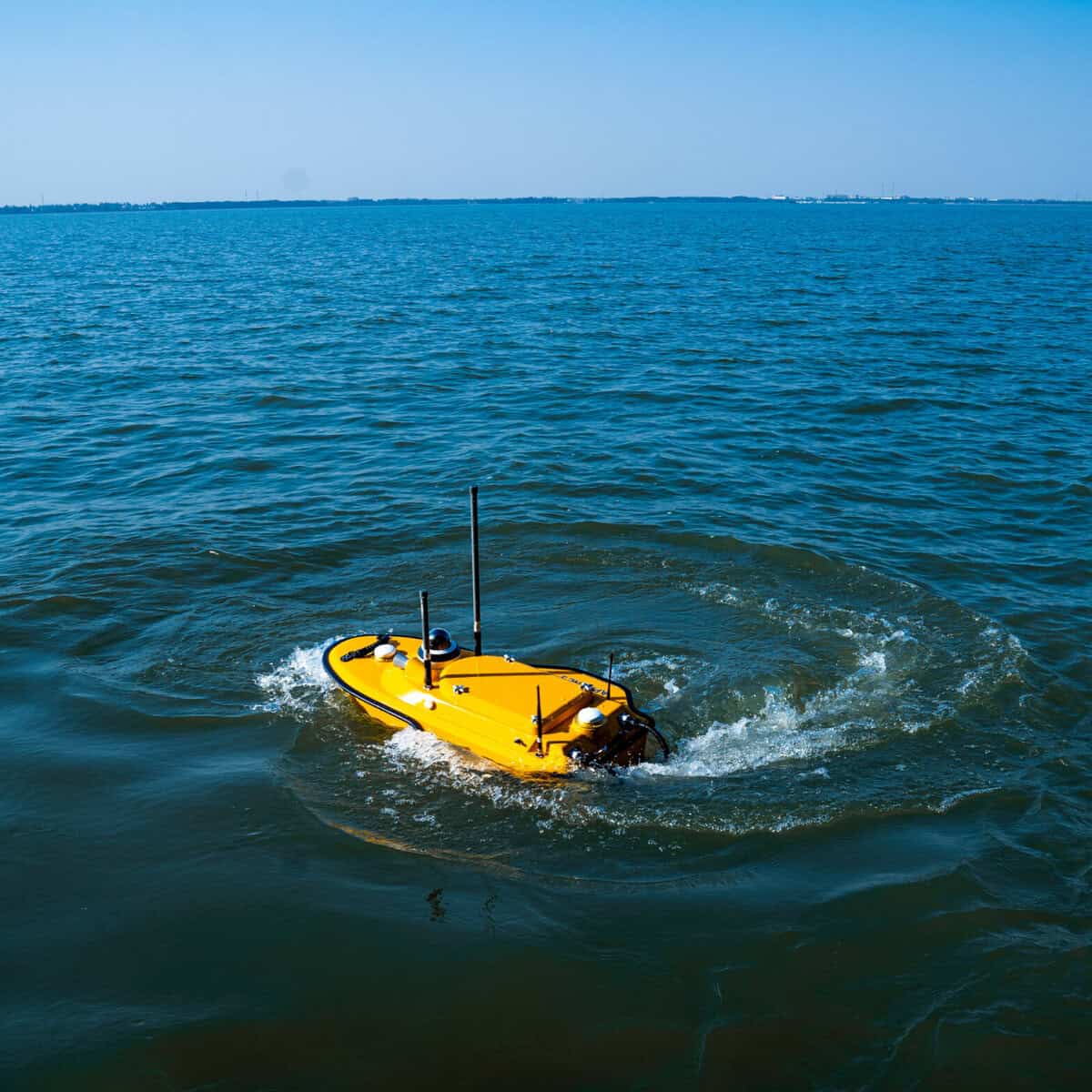 CHCNAV Apache 3 Single Beam USV Echo Sounding Boat - GPS & GNSS Survey ...